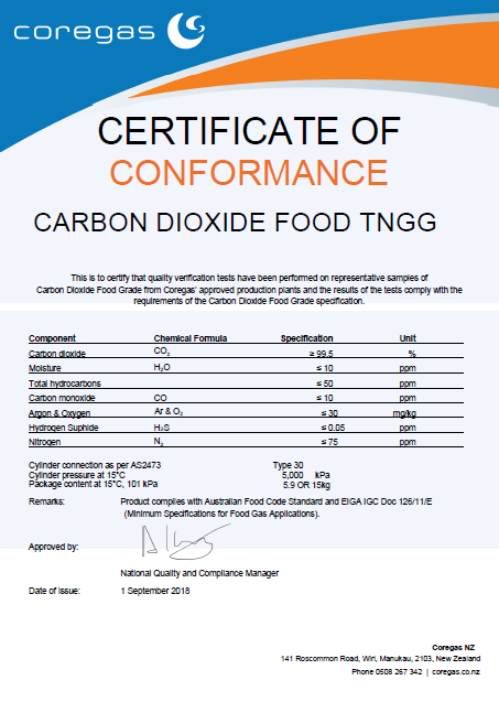 Industrial, Medical And Specialty Gases | Coregas New Zealand | Carbon ...